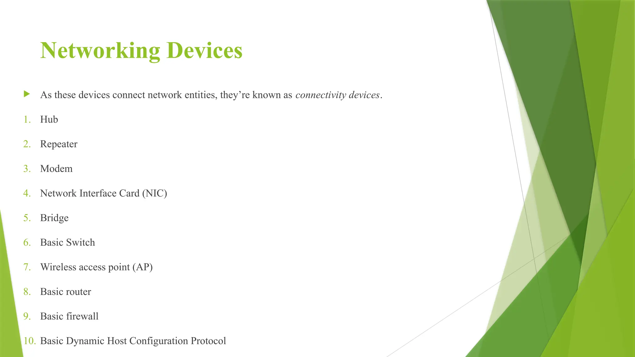 CP102_Chapter03_Common_Netwojrk in basic | PPTX