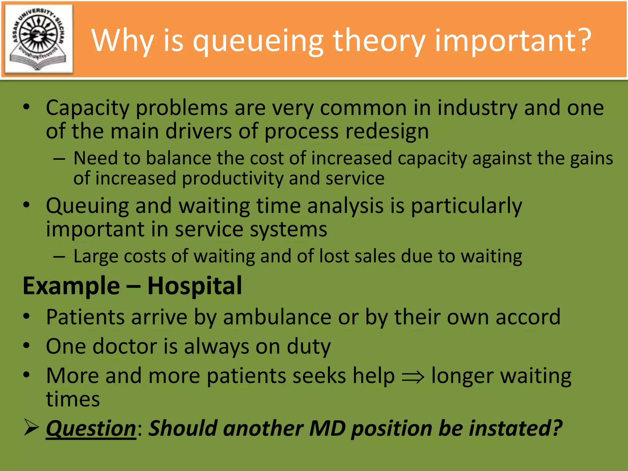 Queueing Theory and its BusinessS Applications | PPTX