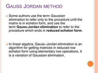 Gauss jordan method.pptx