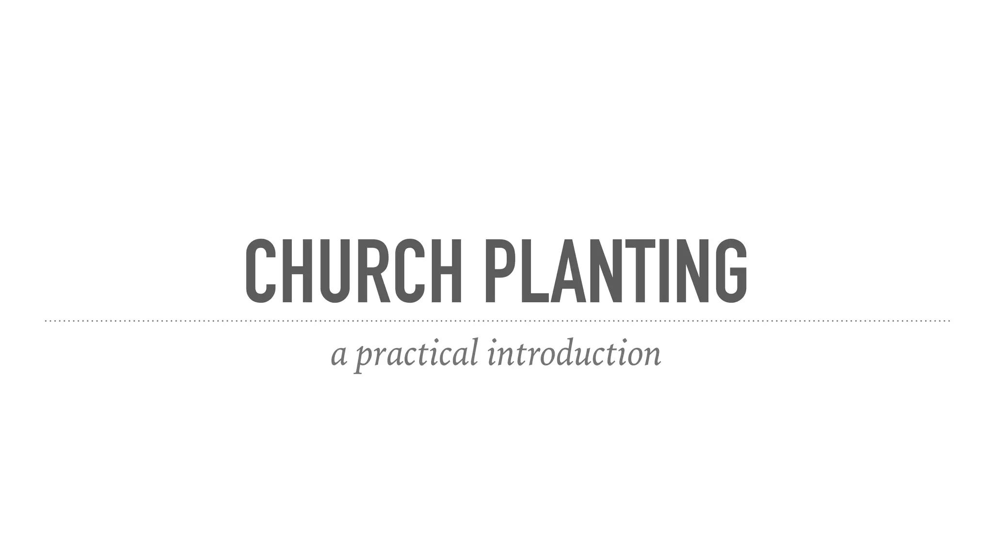 Church Planting 1_2 | PDF
