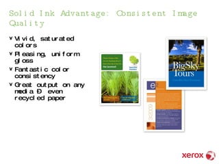 Xerox ColorQube Customer Presentation | PPT