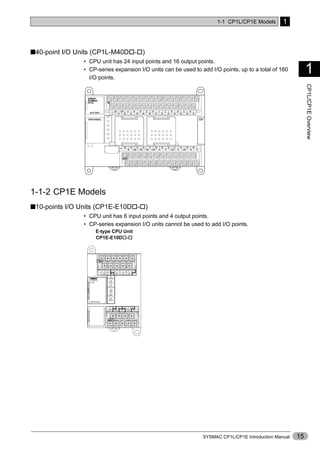 Cp1e manual | PDF