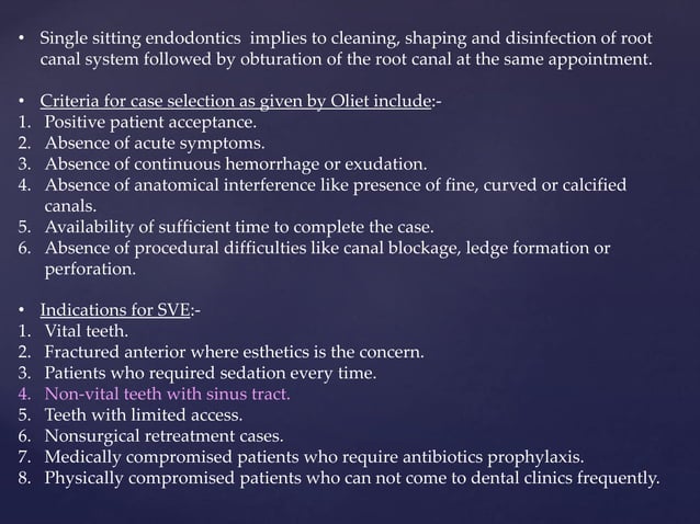 manegment of intraoral sinus in single sitting endodontics | PPTX