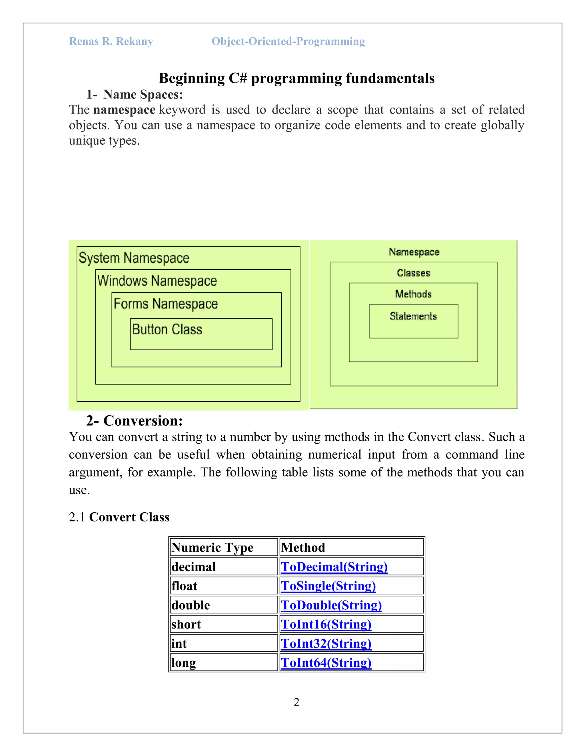 C# p5 | PDF | Programming Languages | Computing
