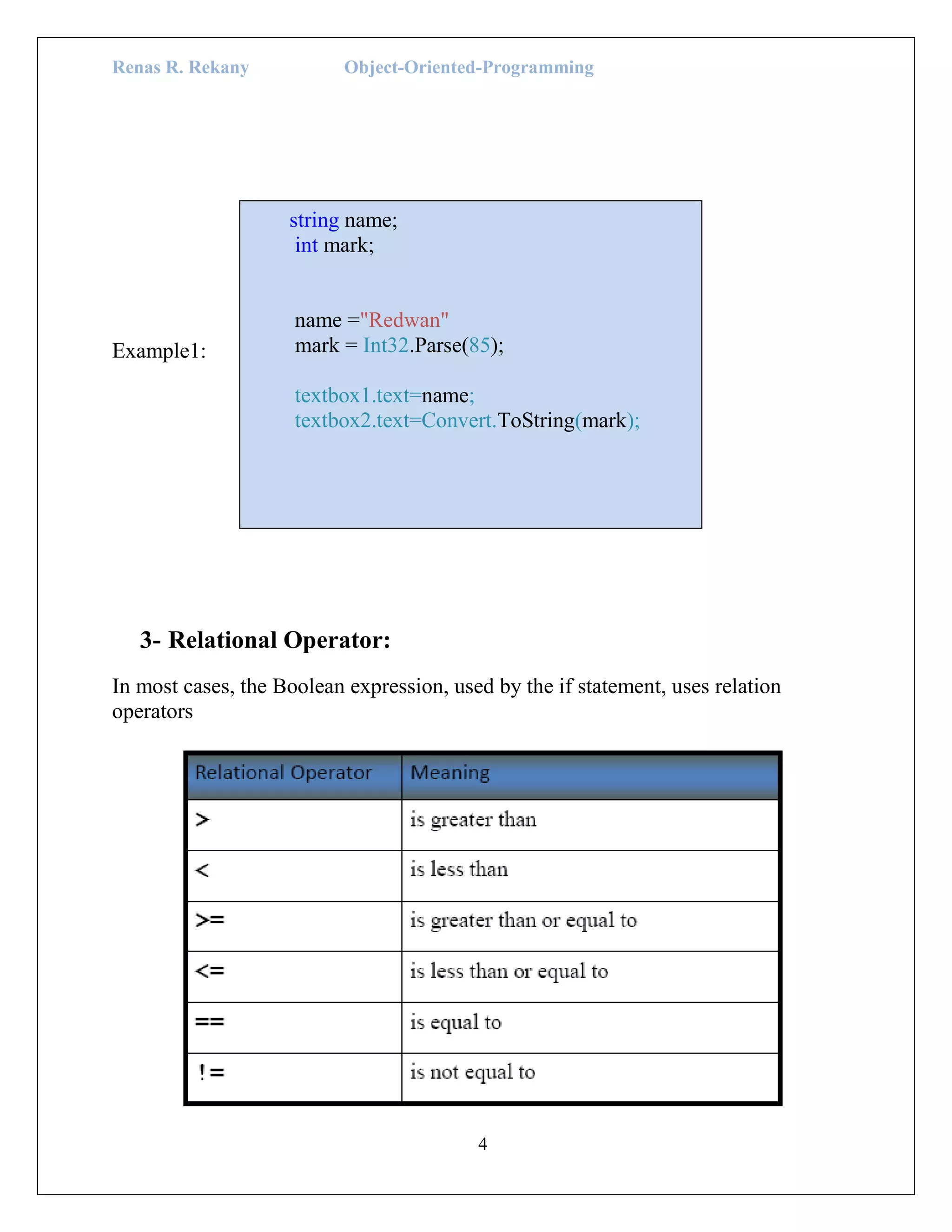 C# p5 | PDF | Programming Languages | Computing