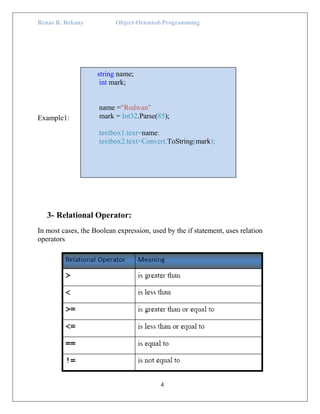 C# p5 | PDF | Programming Languages | Computing