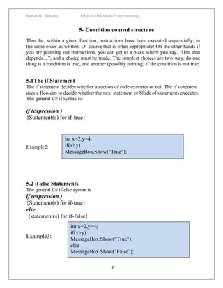C# p5 | PDF | Programming Languages | Computing