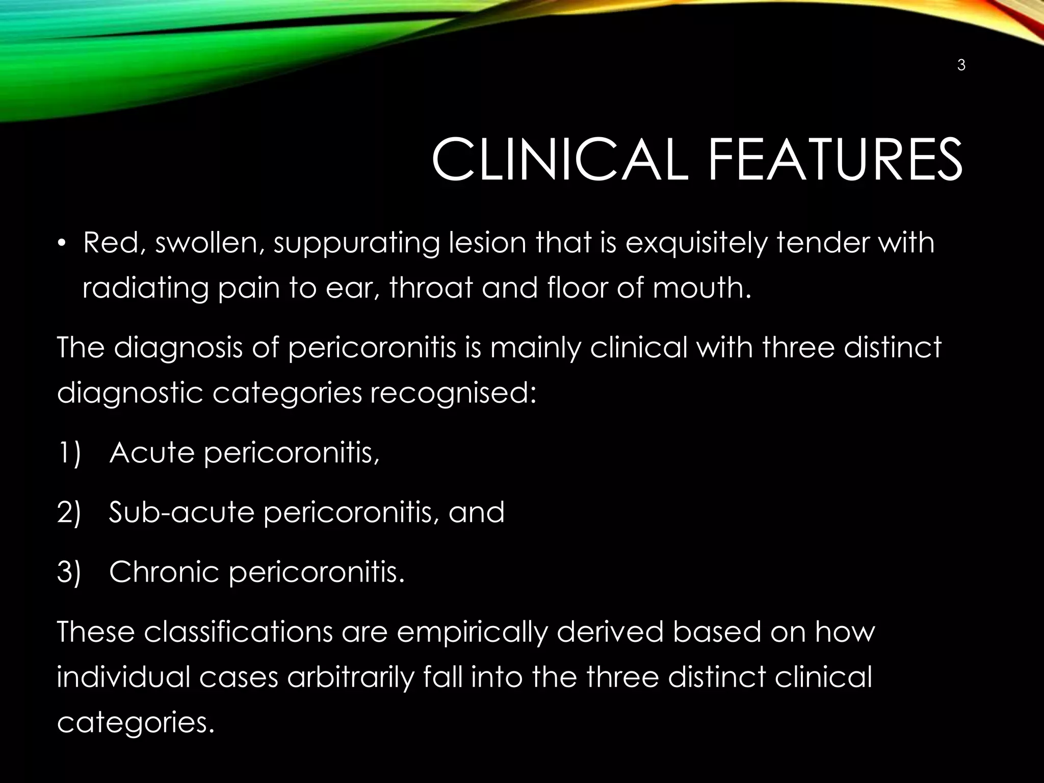 Pericoronitis | PPTX