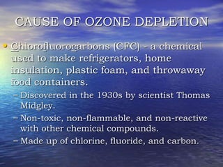 Ozone depletion and UV radiations leading to increased ionizing radiations and its implications ...