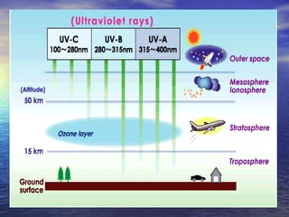 Ozone depletion and UV radiations leading to increased ionizing ...