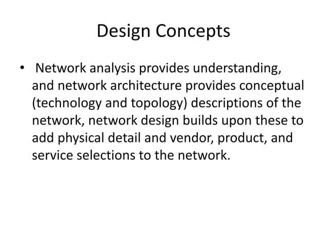 Cp7101 design and management of computer networks-design concepts | PPT