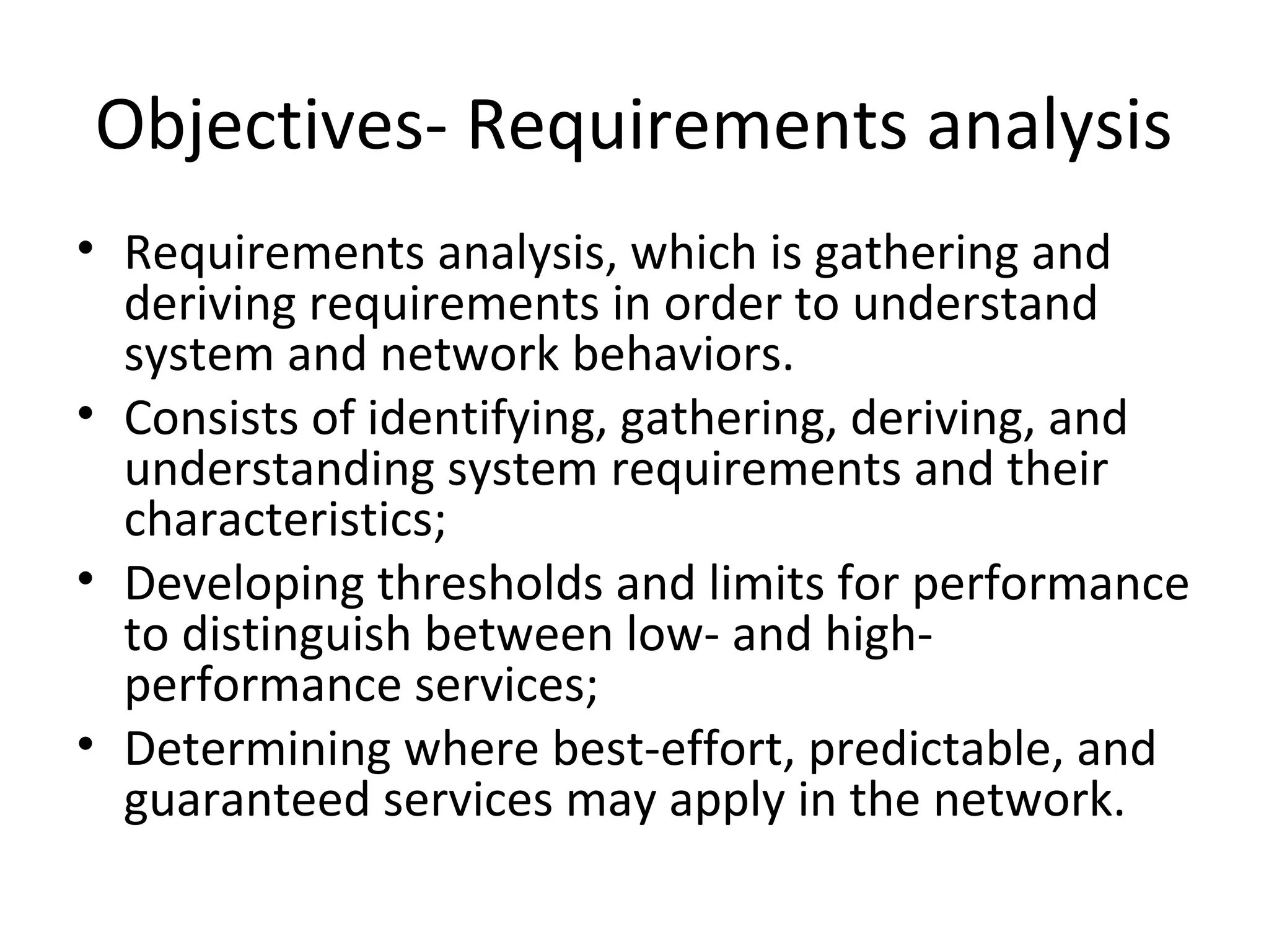 Cp7101 design and management of computer networks-requirements analysis | PPT