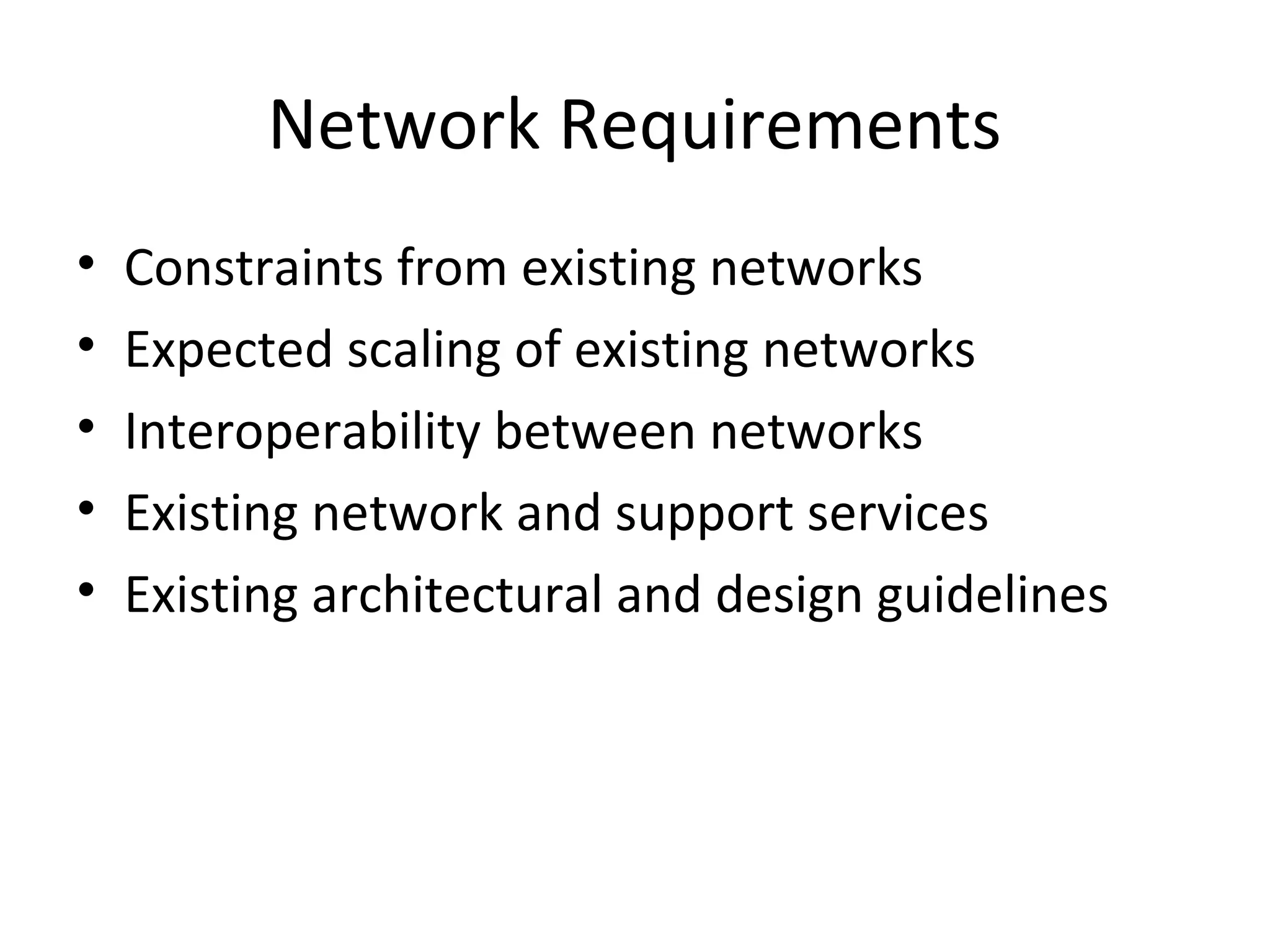 Cp7101 design and management of computer networks-requirements analysis | PPT