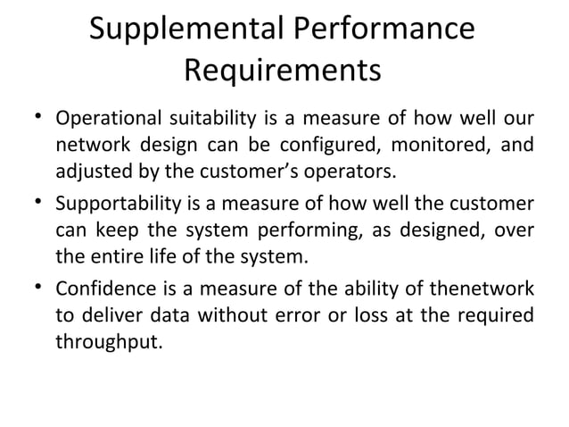 Cp7101 design and management of computer networks-requirements analysis | PPT