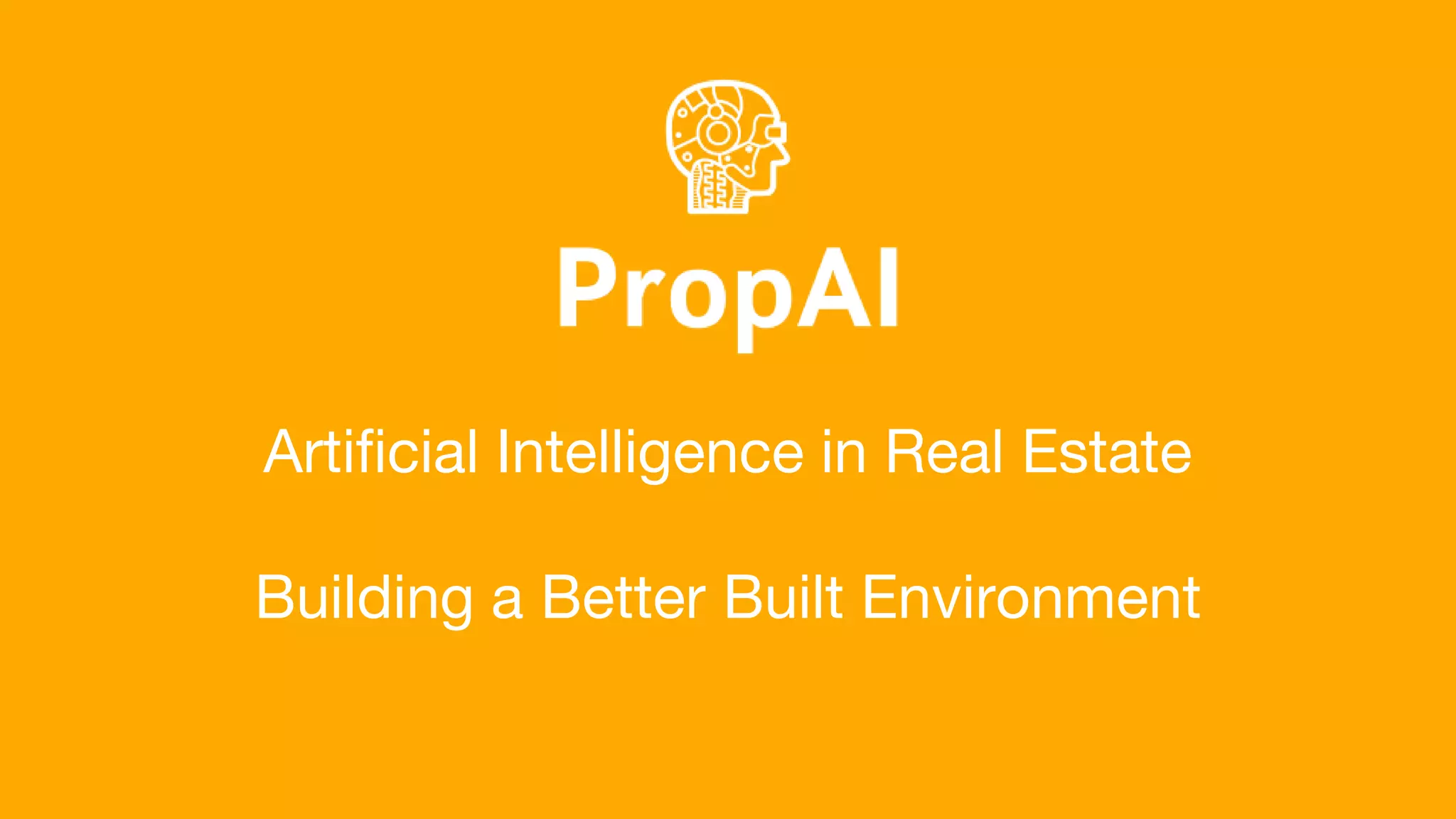 Prop ai artificial intelligence in real estate | PPTX