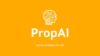 Prop ai artificial intelligence in real estate | PPTX