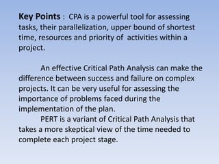 Critical Path Analysis | PPTX