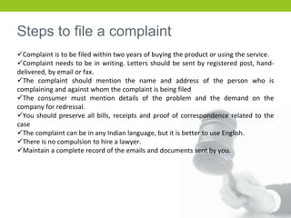 Consumer protection act | PPTX