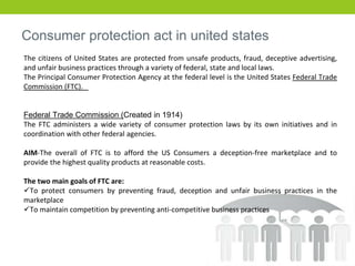 Consumer protection act | PPTX