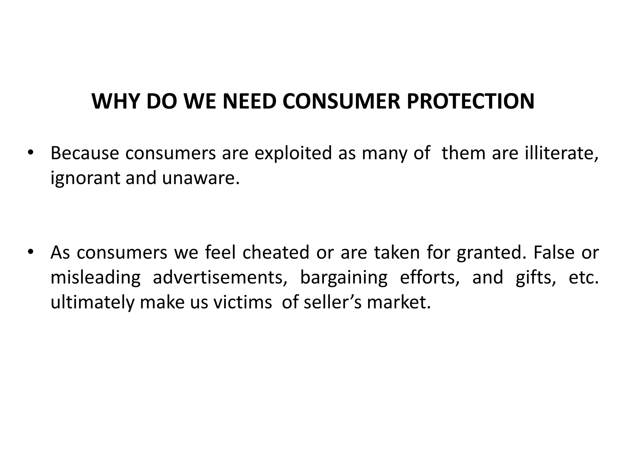 Consumer Protection Act | PPTX