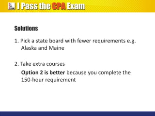 Cpa Exam Educational Requirements | PPTX