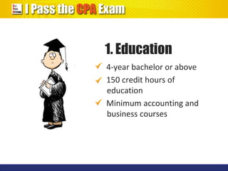 Cpa Exam Educational Requirements | PPTX