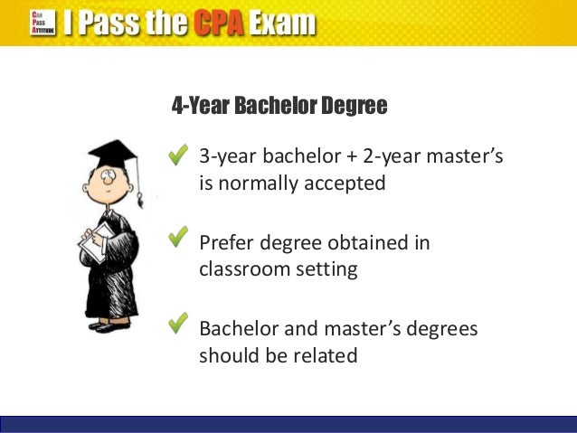 Cpa Exam Educational Requirements