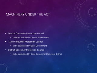 CONSUMER PROTECTION ACT, 1986 | PPT