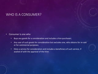 CONSUMER PROTECTION ACT, 1986 | PPT