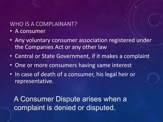 CONSUMER PROTECTION ACT, 1986 | PPT