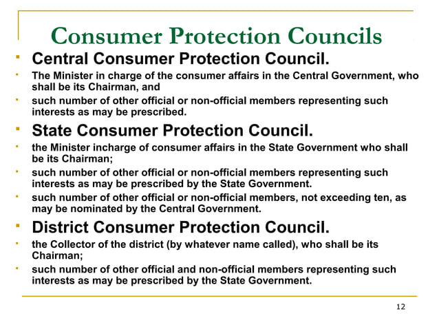 Consumer Protection Act-1986 | PPT | Consumer Issues | Business