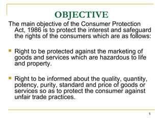 Consumer Protection Act-1986 | PPT
