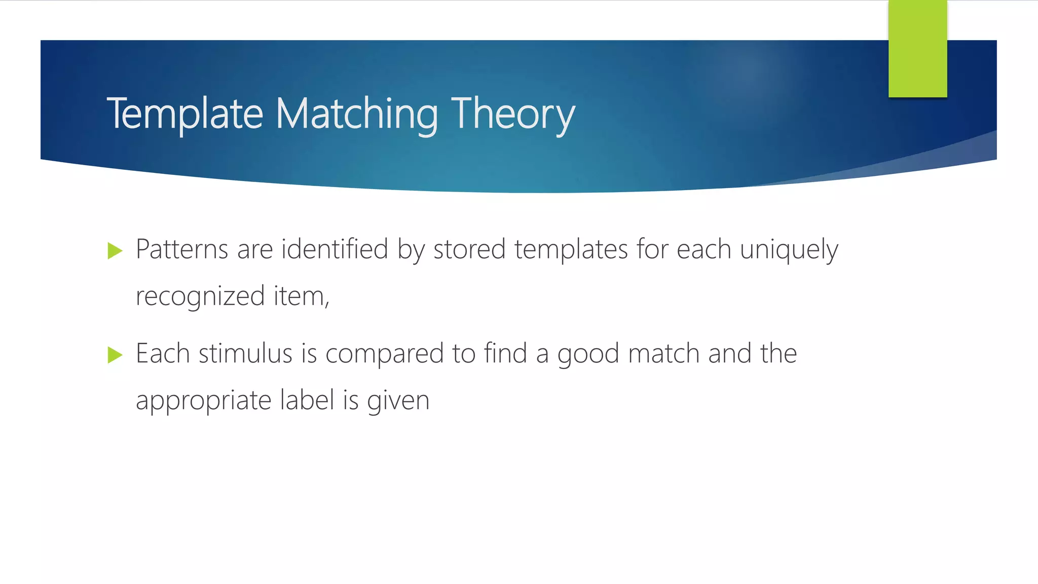 Pattern Recognition: A cognitive process | PPTX