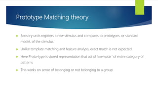 Pattern Recognition: A cognitive process | PPTX