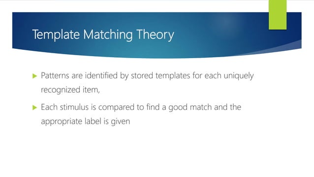 Pattern Recognition: A cognitive process | PPTX