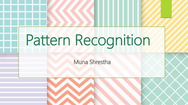 Pattern Recognition: A cognitive process | PPT