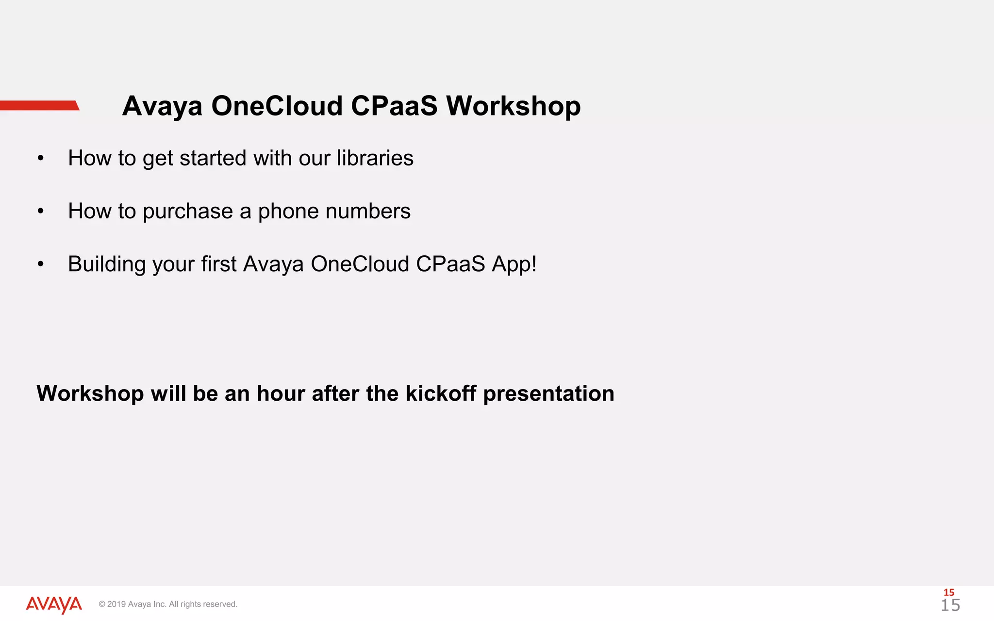 Avaya CPaaS Overview from Phillip Kujawa for TADHack-mini Phoenix | PPT
