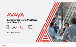 Avaya CPaaS Overview from Phillip Kujawa for TADHack-mini Phoenix | PPT