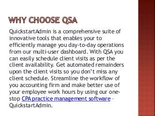 CPA Client Scheduling Software – QuickstartAdmin
