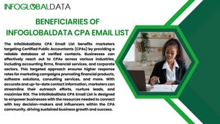 Enhance Your Marketing Strategies Using Our CPA Email List. | PPT