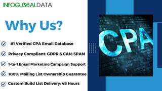 Generate High-Quality Leads Using Our CPA Email Database | PDF