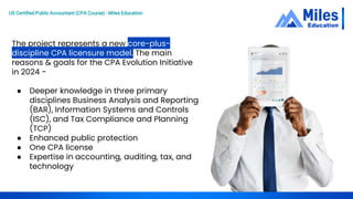 Reasons for CPA Evolution Initiative in 2024 | PPT