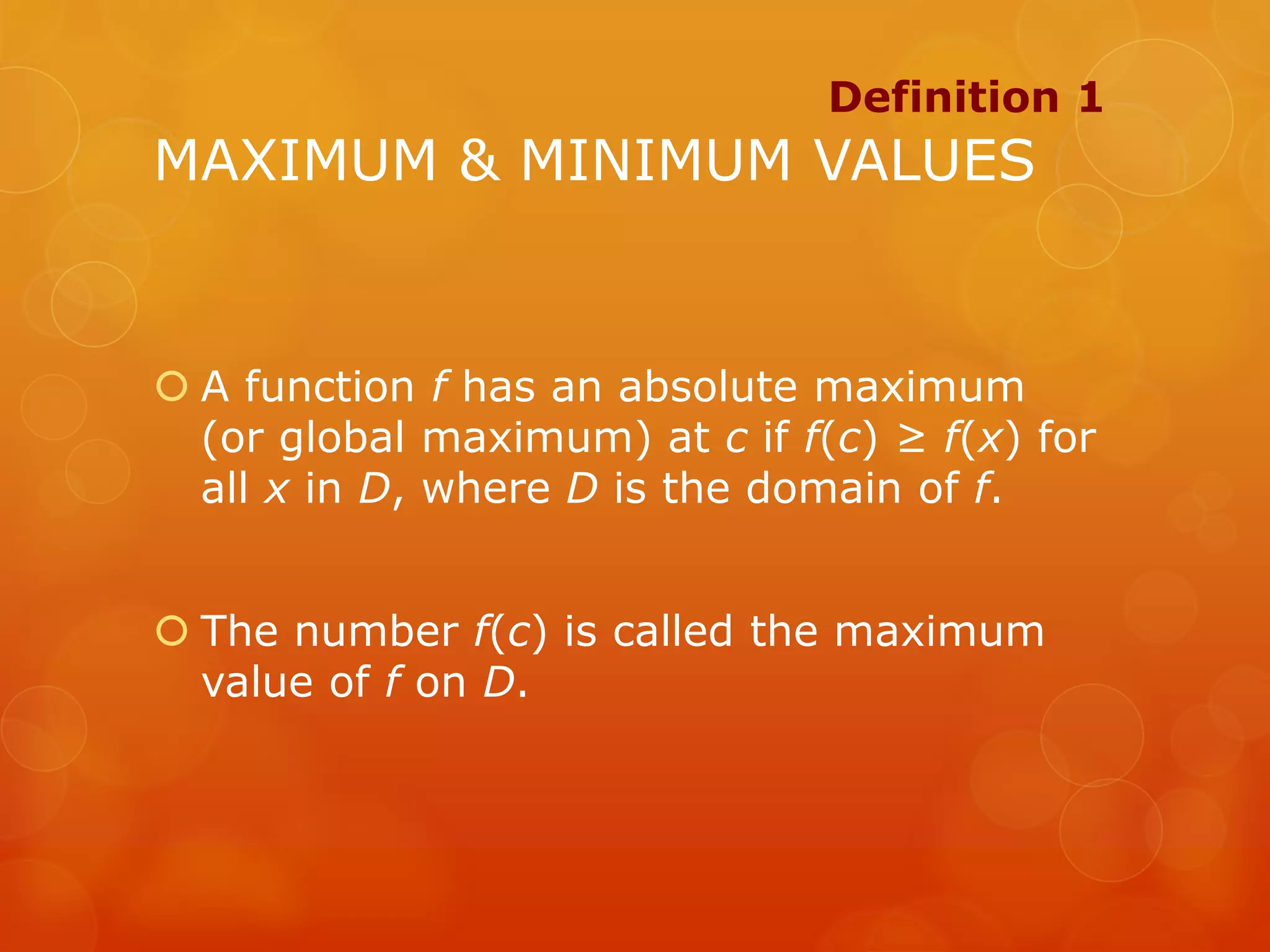 Application of derivatives | PPTX