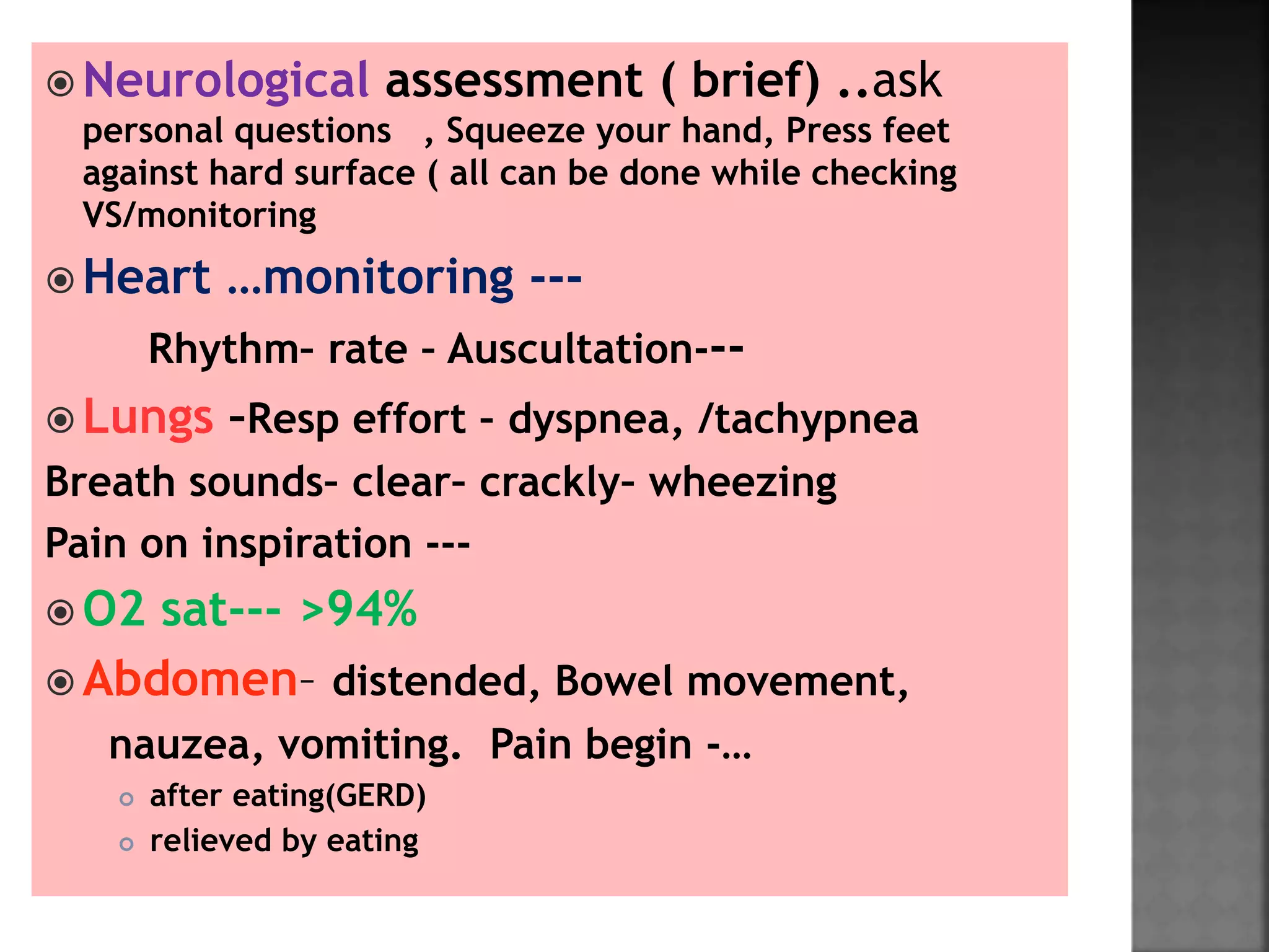 Chest Pain--- PQRST - Assessment | PPTX