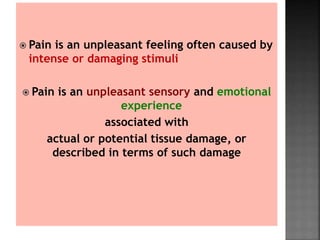 Pqrst Pain Assessment