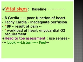 Pqrst Symptom Analysis