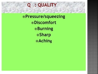 Pqrst Pain