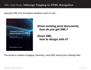 IDEAlliance XML case study | PPT
