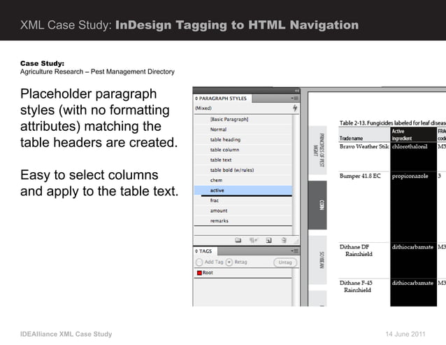 IDEAlliance XML case study | PPT