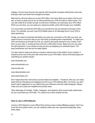 Cpa marketing | PDF